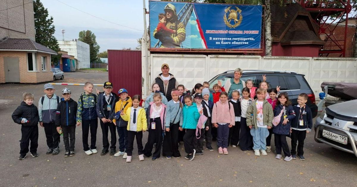 Экскурсия в пожарно-спасательную часть расширила кругозор школьников ...